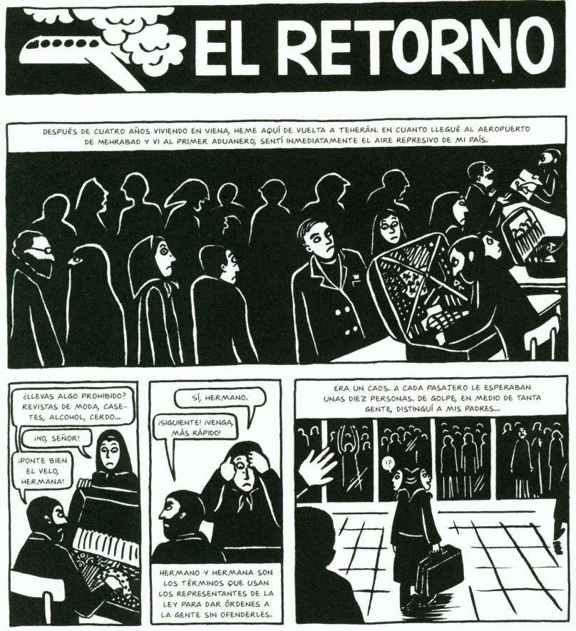 Persépolis: Novela gráfica de Marjane Satrapi - HispaComic